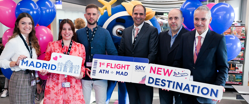 Athens - Madrid, the new SKY express direct flight | SKY express